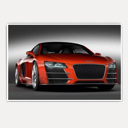 Incredible Audi R8 V12 Car (18x12) Paper Print - Abstract posters in ...