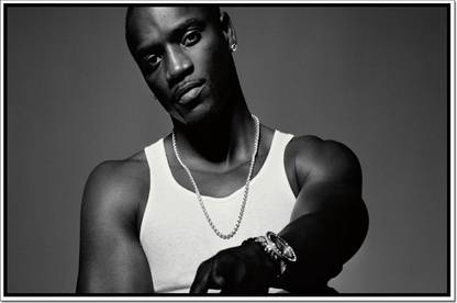 Posterhouzz Akon Poster Paper Print - Music posters in India - Buy art ...