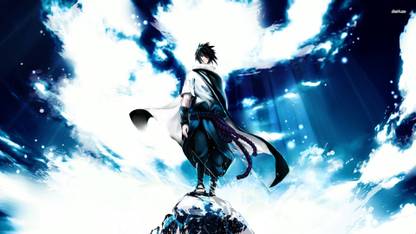 Sasuke Uchiha standing on the cliff Athah Fine Quality Poster Paper ...