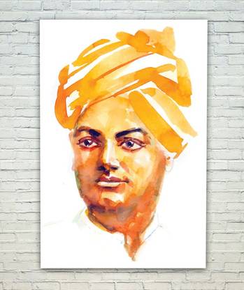 Swami Vivekananda Painting Poster Paper Print - Personalities posters ...