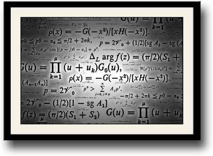 Mathematical formulas Fine Art Print - Educational posters in India ...