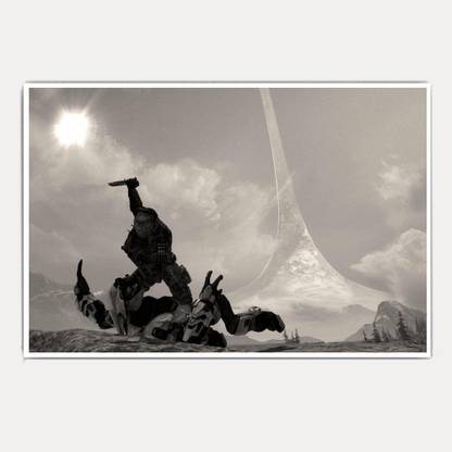 Minecraft Halo (18x12) Paper Print - Abstract posters in India - Buy ...