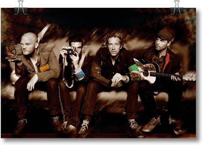 Coldplay Band Members #PL3090 Paper Print - Music posters in India ...