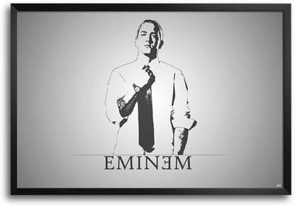 Eminem Pencil Art Framed Photographic Paper - Personalities posters in ...
