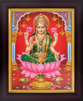Goddess Lakshmi / Laxmiji / Laxmi Poster Paper Print - Art & Paintings ...