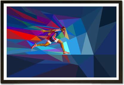 Abstract Sports Art Specs Paper Print - Sports, Abstract posters in ...