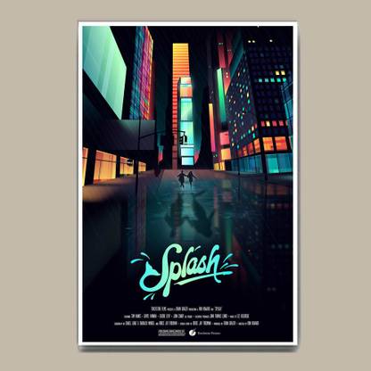 Splash Movie Wall Hang Fine Art Print - Abstract posters in India - Buy ...
