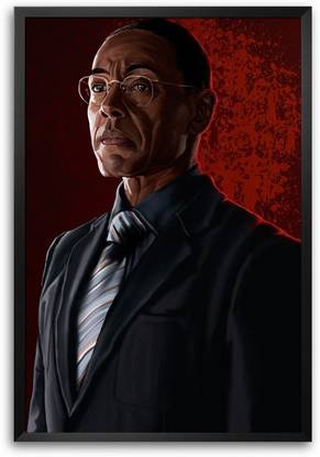 RangeeleInkers Gus Fring Breaking Bad Digital Paint Laminated Frame ...