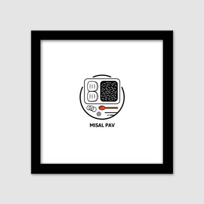 Misal-Pav Laminated & Framed Wall Mounted Photographic Paper - Adil ...