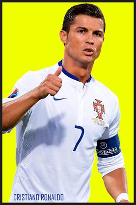 Cristiano Ronaldo Footballer Poster Paper Print - Sports posters in ...
