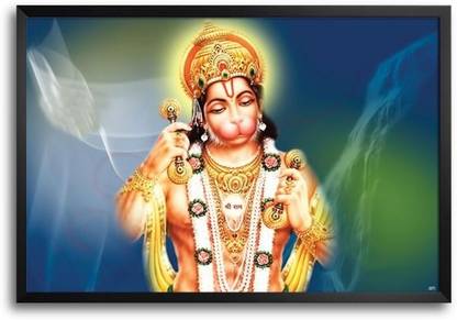 Lord Hanuman Chalisa FP00002752 Framed Photographic Paper - Religious ...