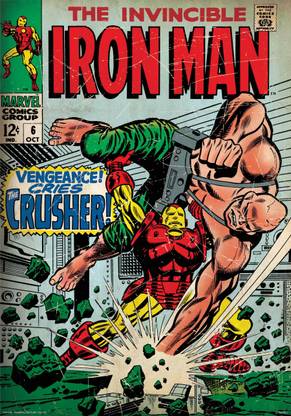 The Invincible Iron man poster (Officially Licensed) Paper Print ...