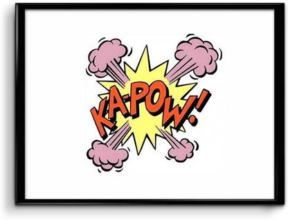 Kapow Pop Paper Print - Pop Art, Art & Paintings posters in India - Buy ...
