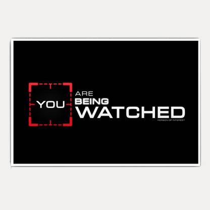 person of interest you are being watched jumbo size poster Paper Print ...