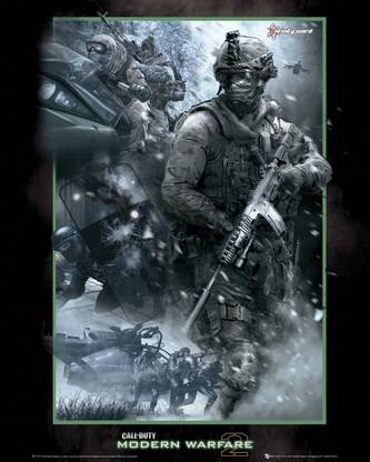 Call of Duty Paper Print - Gaming posters in India - Buy art, film ...