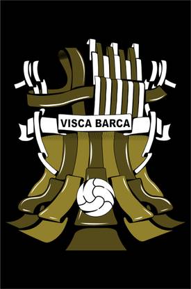 Visca Barca Poster - Buy art, film, design, movie, music, nature and ...