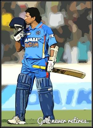 Sachin Tendulkar Poster Paper Print - Shoping Inc posters - Sports ...