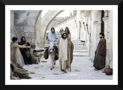Tallenge - Christmas Art - Joseph And Mary Entering Bethlehem - Xlarge ...
