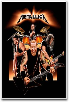 Metallica Photographic Paper - Music posters in India - Buy art, film ...