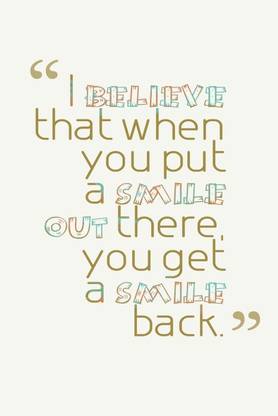 EurekaDesigns Smile Back Poster Paper Print - Quotes & Motivation ...