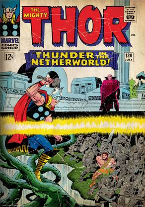 Thor-Netherworld poster (Officially Licensed) Paper Print - Movies ...