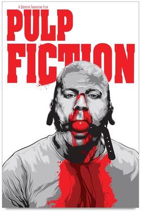 Fannzila Pulp Fiction Blood Laminated Poster Paper Print - Abstract ...