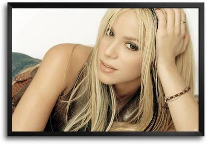 Cute Shakira Framed Photographic Paper - Personalities posters in India ...