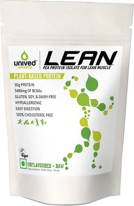 Unived Unived Sports LEAN Raw Pea Protein Powder Unflavoured Trial Pack ...