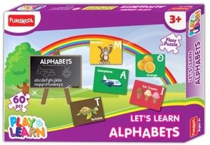 FUNSKOOL Alphabets Puzzles Learning Game - Alphabets Puzzles Learning ...