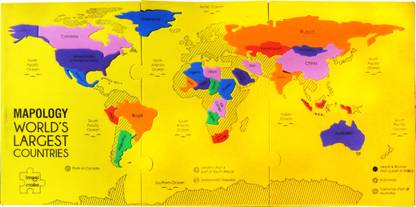 Imagimake Mapology - World's Largest Countries - Mapology - World's ...