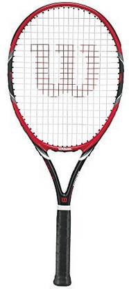 WILSON Federer Team 105 Tennis Racquet Red, Black Strung Tennis Racquet ...