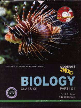 Modern Abc Of Biology Class-XII (Set Of 2 Parts) (With CD): Buy Modern ...
