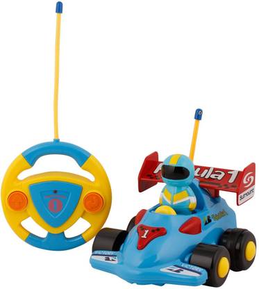 RVOLD Lovery Cartoon Formula F1 R/C Race Car with Steering Remote ...