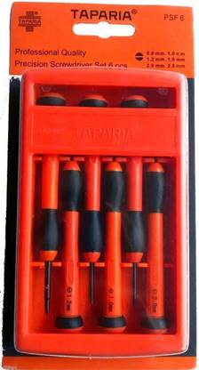 TAPARIA PSF6 Precision Screwdriver Set Price in India - Buy TAPARIA ...