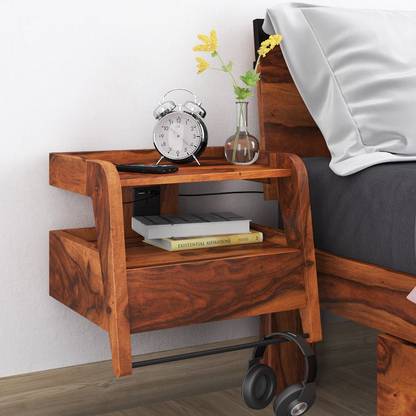 Urban Ladder Sheesham Wood Solid Wood Bedside Table Price in India ...