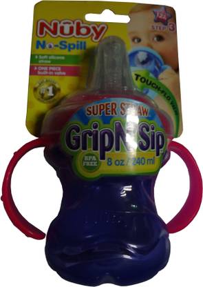 NUBY No-spill Grip N Sip Super Straw Sipper Price in India - Buy NUBY ...