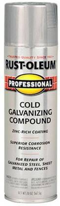 RUST-OLEUM Professional-Galvanizing-Compound Bright Gray Spray Paint ...