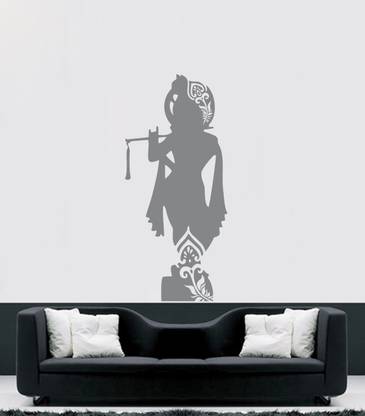 decor kafe 50.8 cm Shree Krishna Wall Sticker Self Adhesive Sticker ...