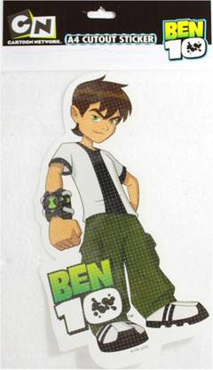 STICKER BAZAAR A4 Cutout Sticker Of Ben 10 Large Self Adhesive Sticker ...