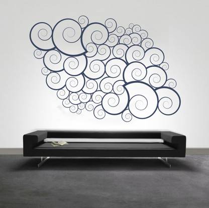 Impression Wall 3900 cm Curve Art Self Adhesive Sticker Price in India ...