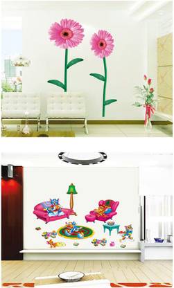Pindia Pindia Sun Flower Design & Tom & Jerry Design Medium Self ...