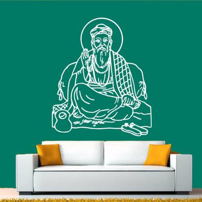 PICKYPOMP 99 cm Waheguru Ji Self Adhesive Sticker Price in India - Buy ...