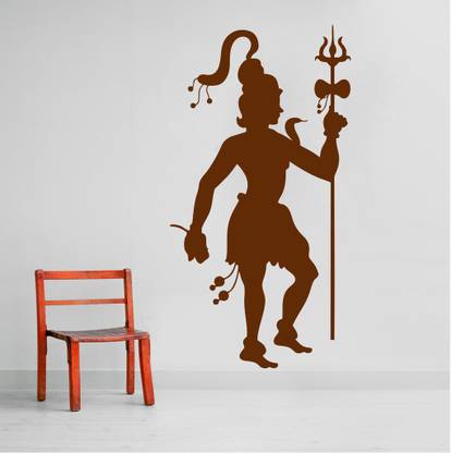 Decor Villa Decor villa Shiv Ji Wall Decal & Sticker Small Self ...