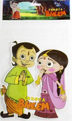 STICKER BAZAAR 32.4 cm A4 Cutout Sticker Of Chhota Bheem Self Adhesive ...