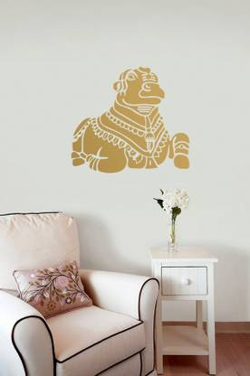 WALLDESIGN Nandi Bull Gold (Medium) Medium Self Adhesive Sticker Price ...