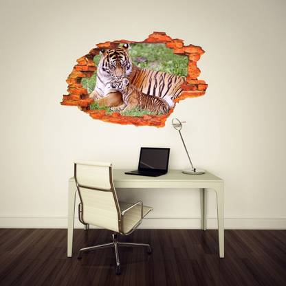 Impression Wall 60 cm IMPRESSION WALL Lion PVC Wall Stickers Sticker ...
