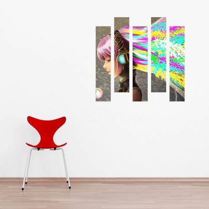 Impression Wall 60 cm Impression Wall Creative Girl Cut Outs Sticker ...