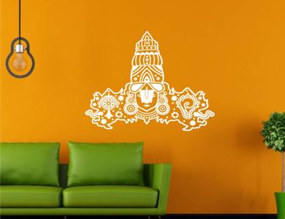 WALL GURU 71.59 cm Tirupati Balaji Islamic White Wall Decal And Sticker ...