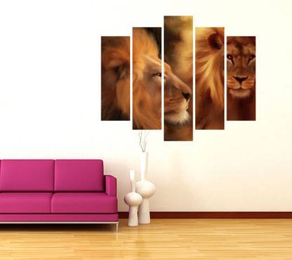 Impression Wall 39 cm Impression Wall Lion Wall Cut Outs Self Adhesive ...
