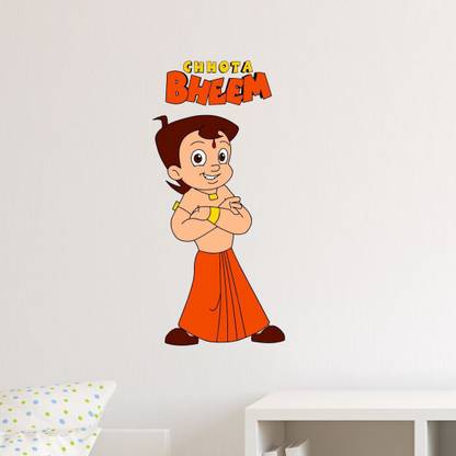 CHHOTA BHEEM Posing Decal By Chipakk Medium Self Adhesive Sticker Price ...